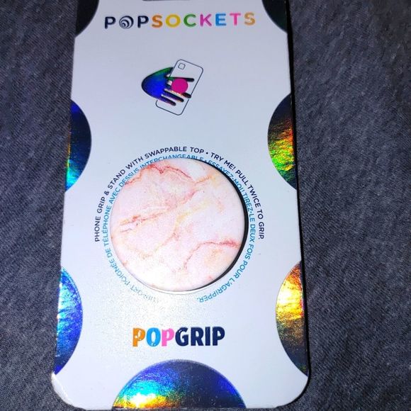 PopSocket | Cell Phones & Accessories | Pop Socket Marble Pink | Poshmark
